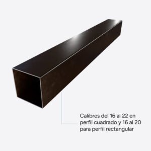 Perfil Tubular | Tubo Cuadrado y Rectangular | Aceros Crea