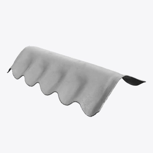 Lámina de Fibrocemento Roja y Gris | Modelo P7 | Aceros Crea